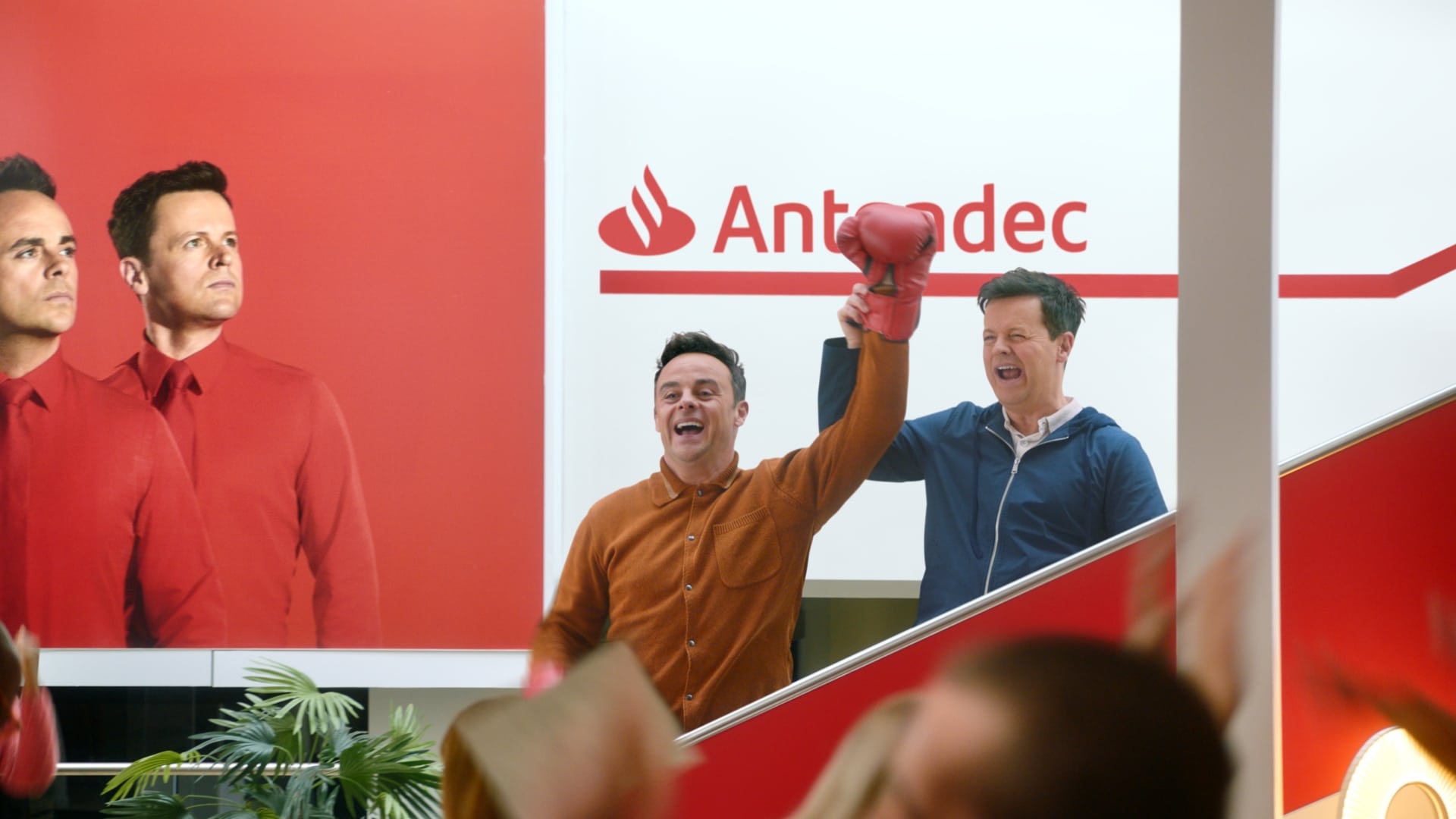 Ant and Dec jump into the ring with Santander - Creative Outpost